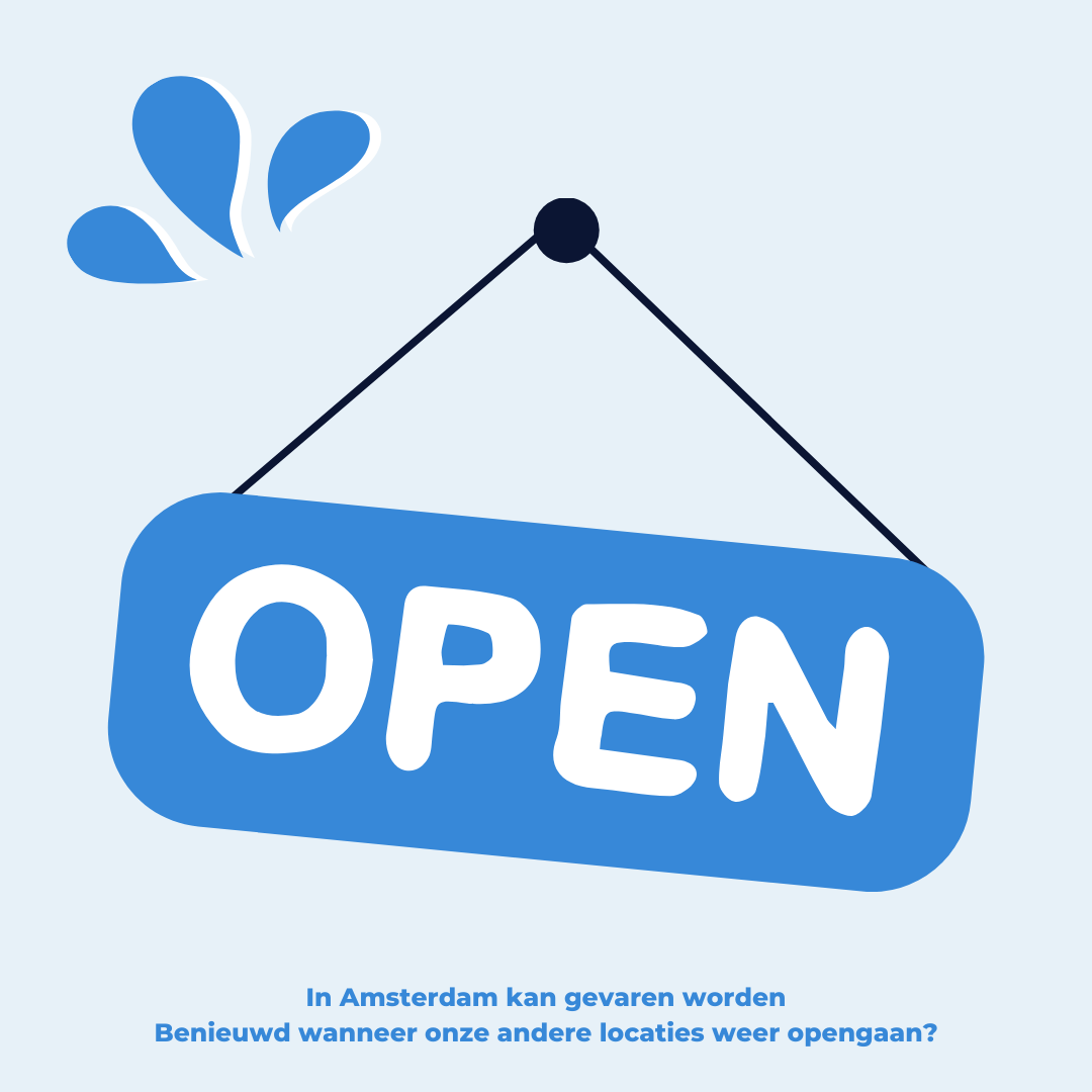 We zijn open! - Sloepdelen